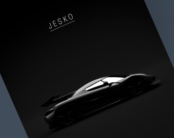 Koenigsegg Jesko Wall Art - Etsy UK