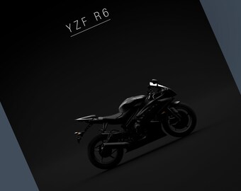 Yamaha R6 Poster - Etsy