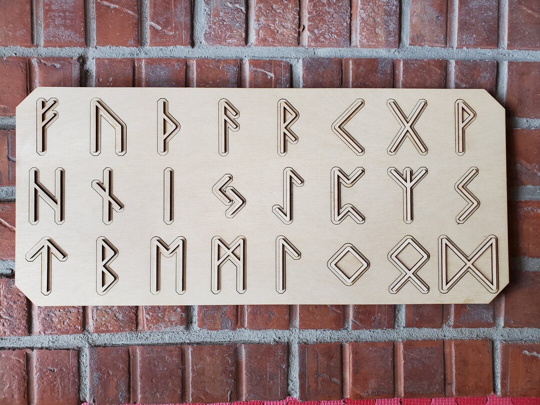 Elder Futhark Rune Puzzle Board - Etsy