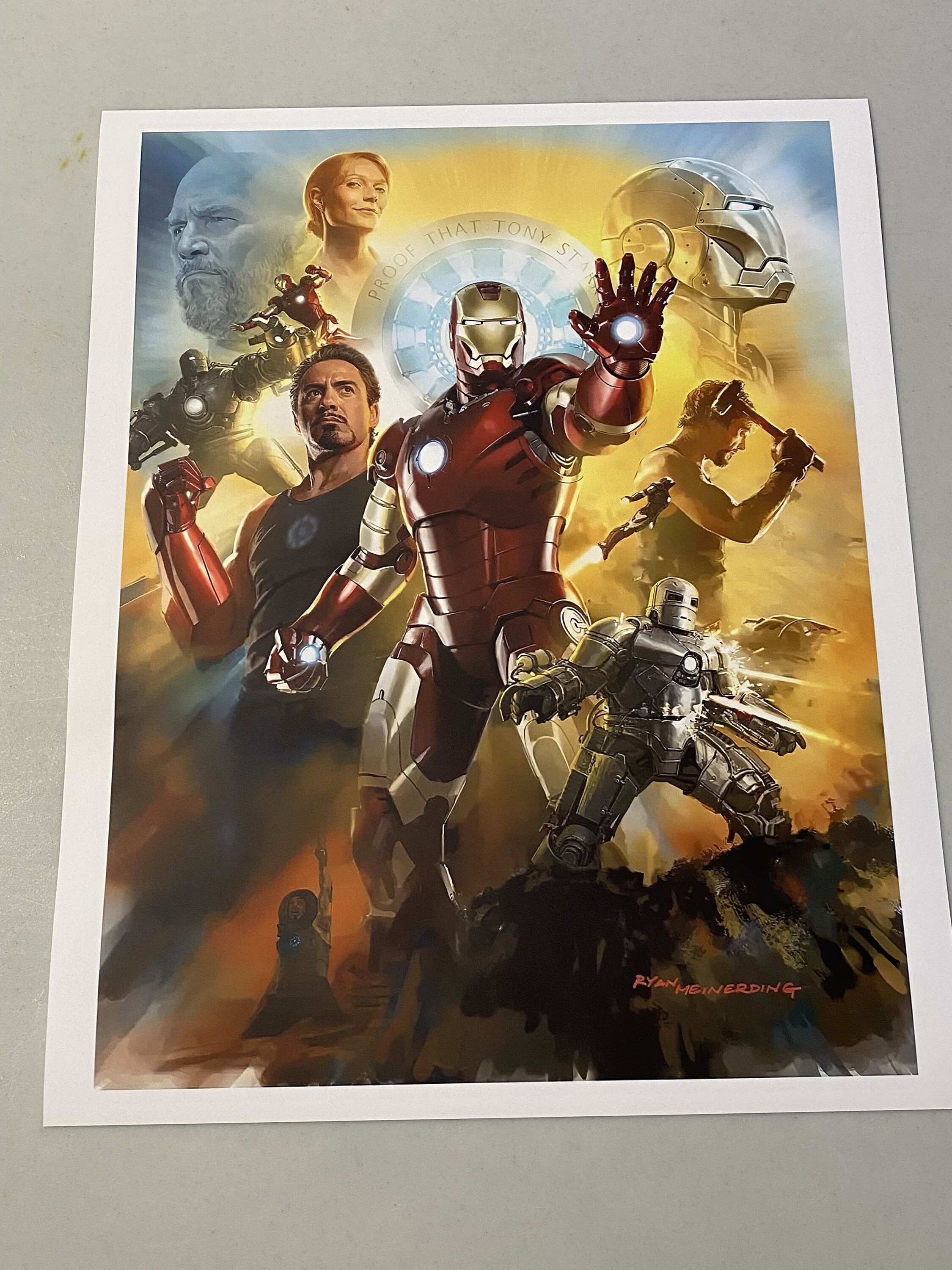 Iron Man Tony Stark Limited Edition Ultra Rare Art Print - Etsy