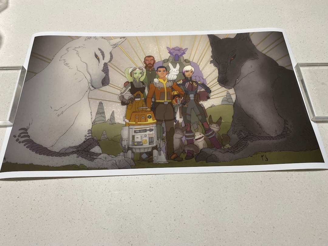 Spectres Mural Art Print Poster Rebels Ahsoka Sabine Ezra - Etsy