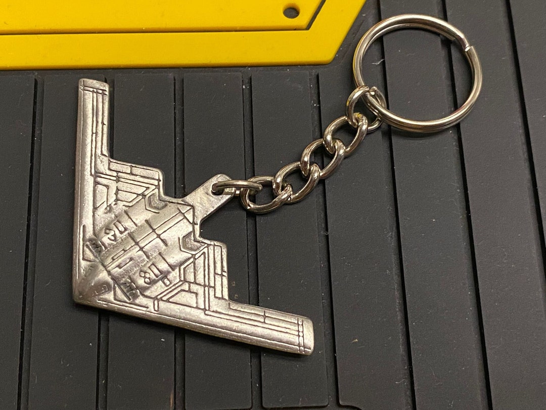 Topgun Keyring Gift B-2 Spirit Stealth Bomber Keychain Metal Replica ...