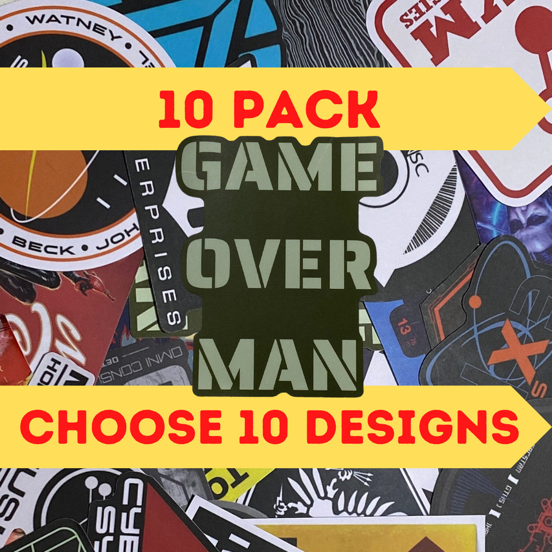 10 STICKER PACK Death Star Targeting Computer Interface Vinyl Decal ...