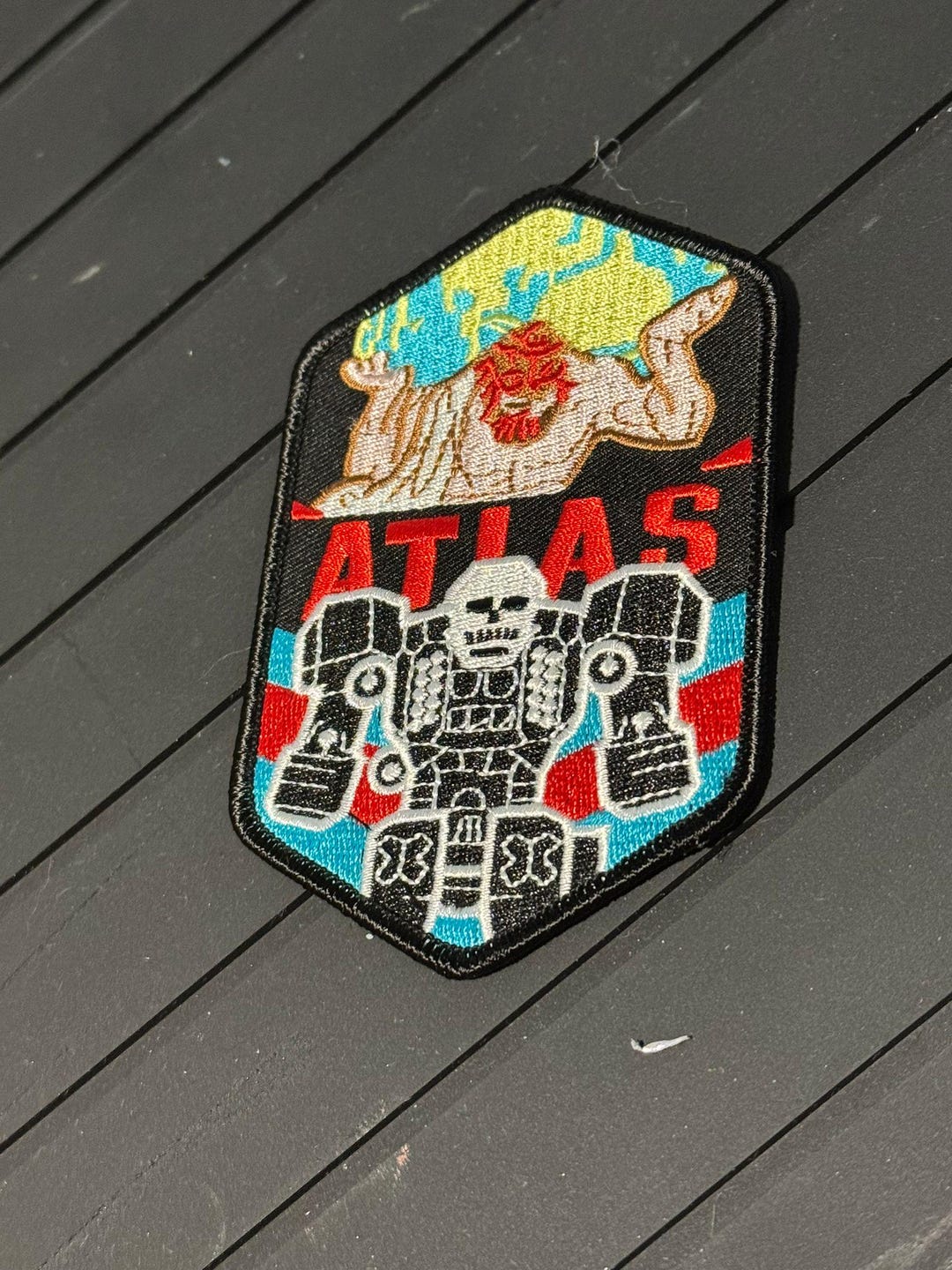 Battletech Atlas Mech Patch – VGL Virtual World Arcade – Rare Vintage ...