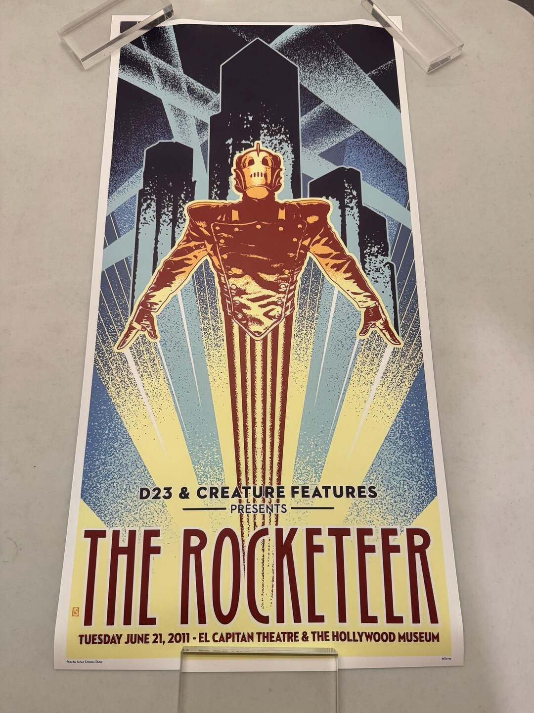 The Rocketeer D23 Poster - Etsy