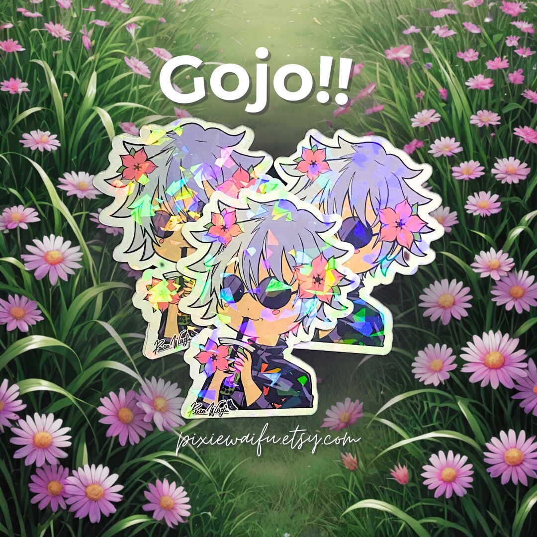 NEW Gojo at the Boba Shop! | Vinyl Waterproof Sticker for Scrapbooking ...