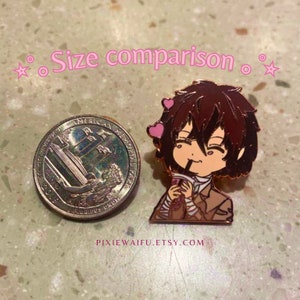 Dazai at the Boba Shop! | Enamel Pin - Etsy