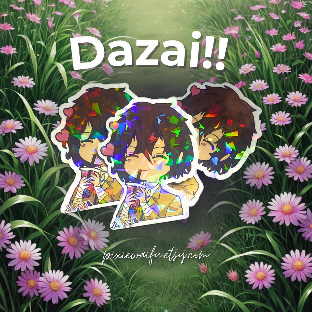 NEW Dazai at the Boba Shop! | Vinyl Waterproof Sticker for Scrapbooking ...