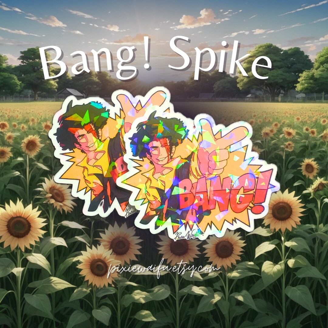 NEW Bang! Spike Cowboy Bebop | Vinyl Waterproof Sticker for ...