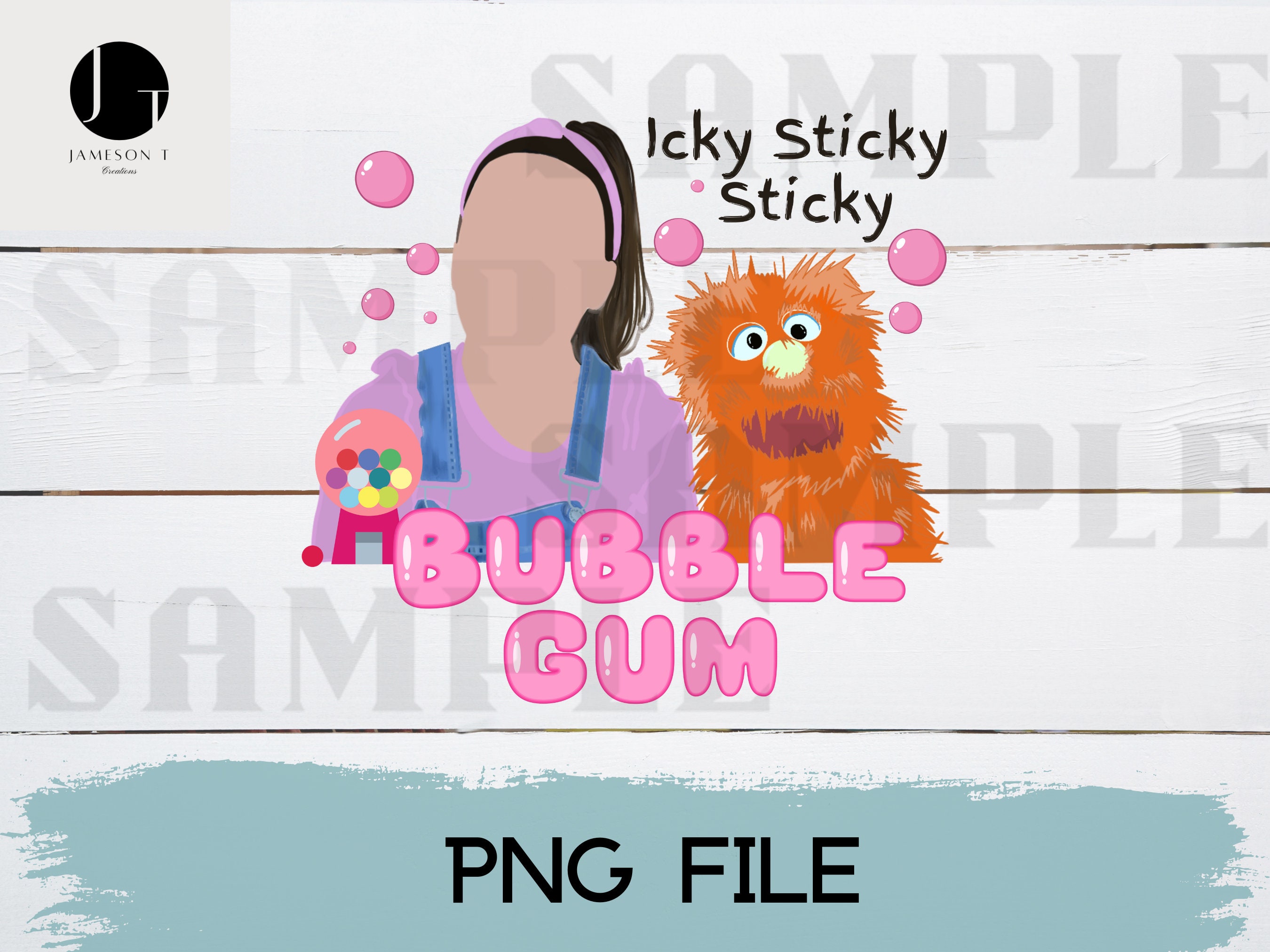 Ms. Rachel Bubble Gum PNG Songs for Littles PNG Digital - Etsy