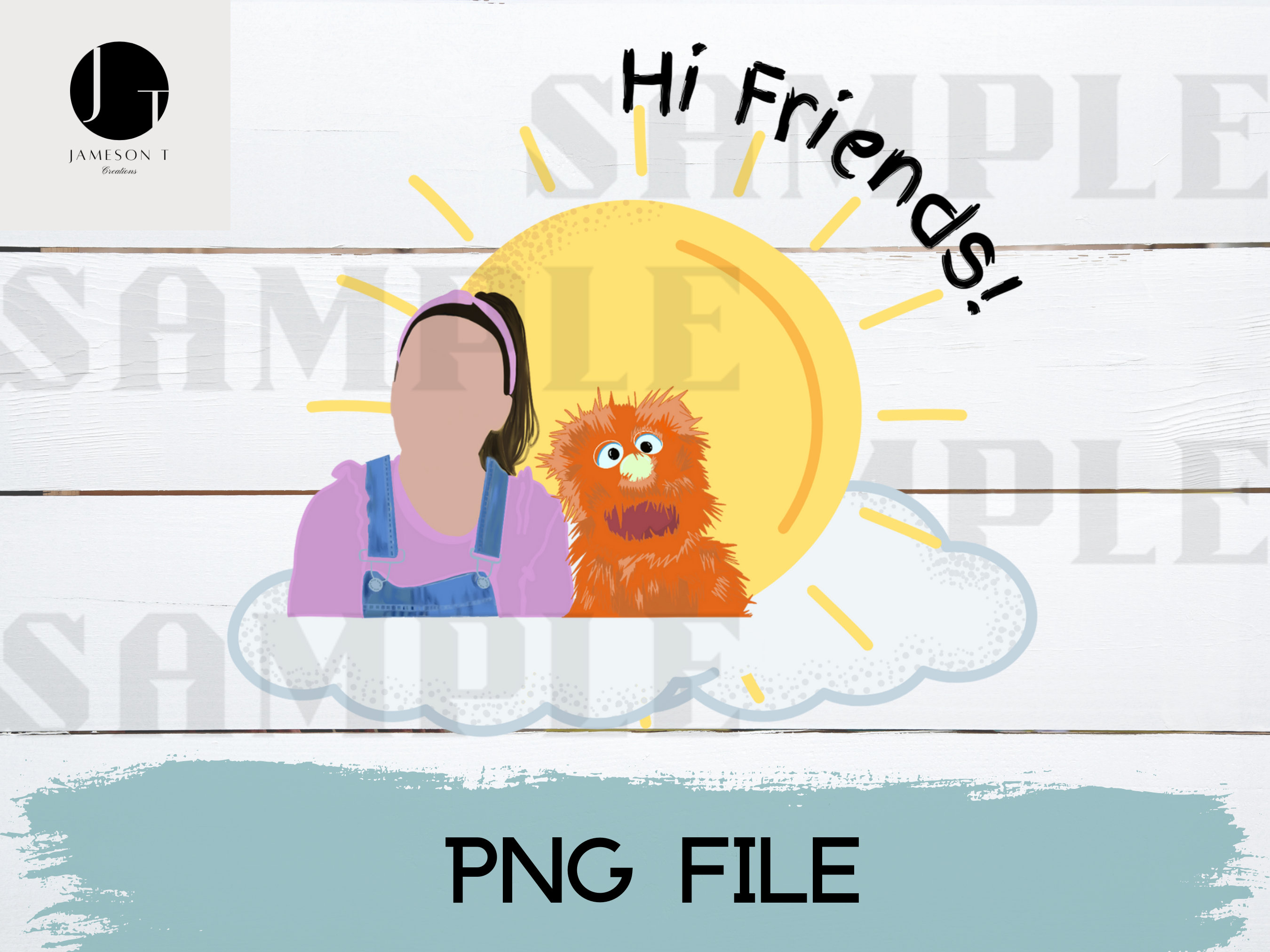 Ms. Rachel Hi Friends PNG Songs for Littles PNG Digital - Etsy