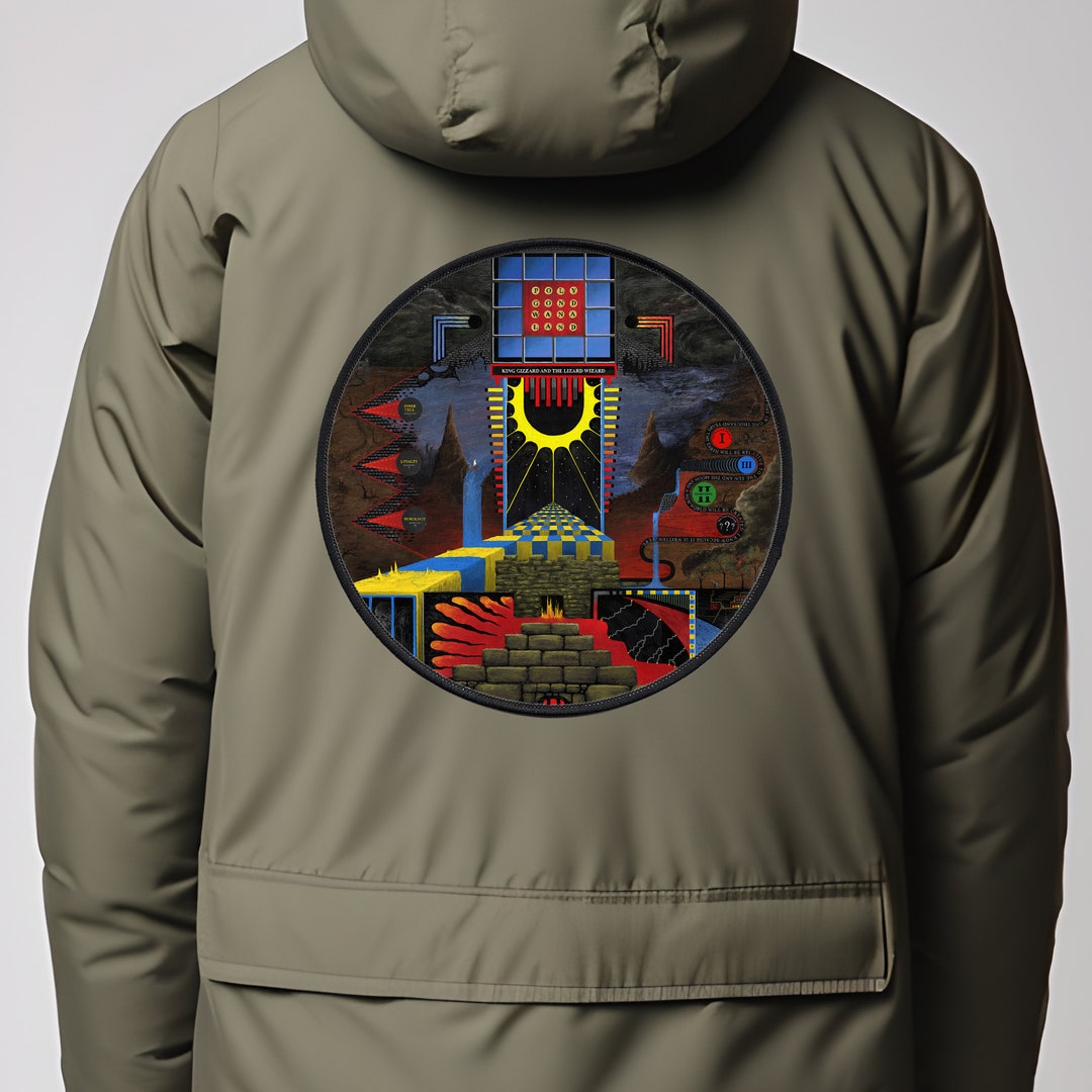 Large King Gizzard and the Lizard Wizard 10 Inch Iron or Sew on ...