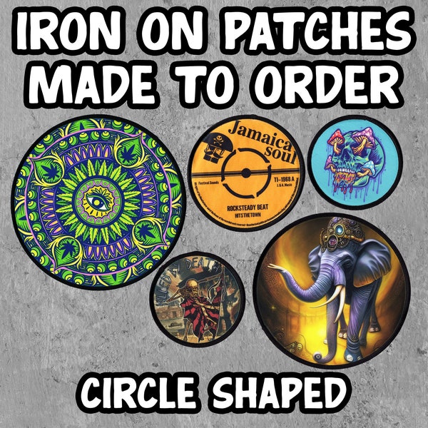 Custom Circular Patch - Etsy