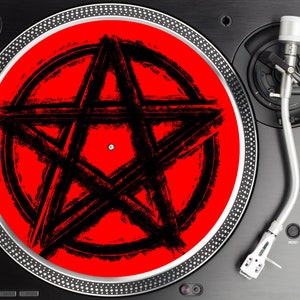 Gothic Satanic & Demonic Themed Record Player Slipmat High - Etsy