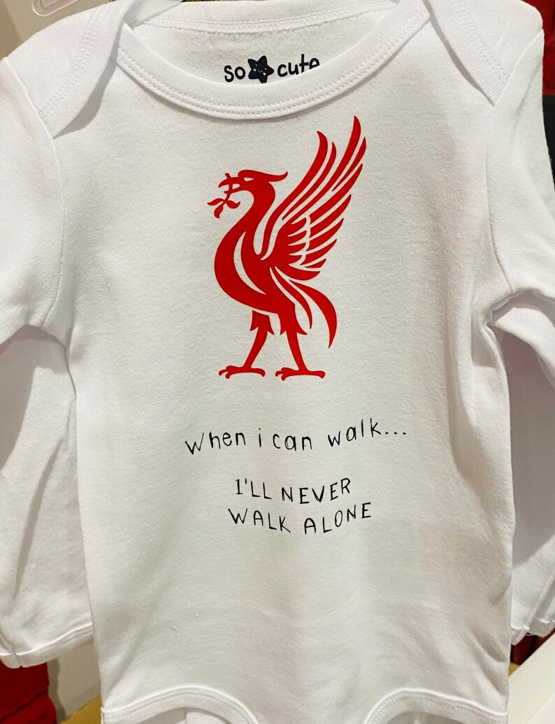 LFC Baby Grow | You’ll Never Walk Alone | Baby Gift | New Baby | - Etsy