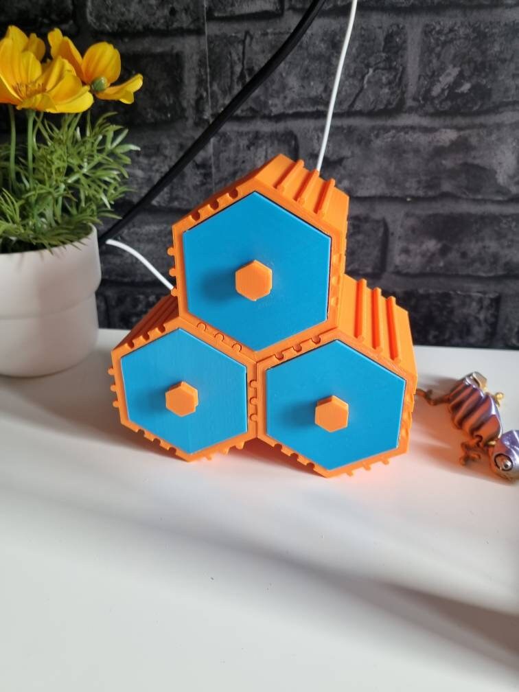 Hex Storage Drawers Remastered Interlocking Modular Fun - Etsy