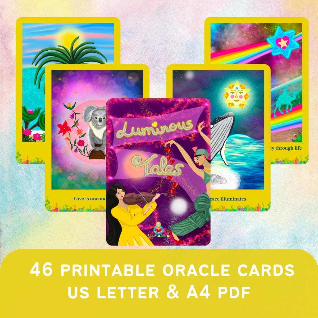 Luminous Tales Printable Oracle Deck – Self-discovery & Healing (PDF ...