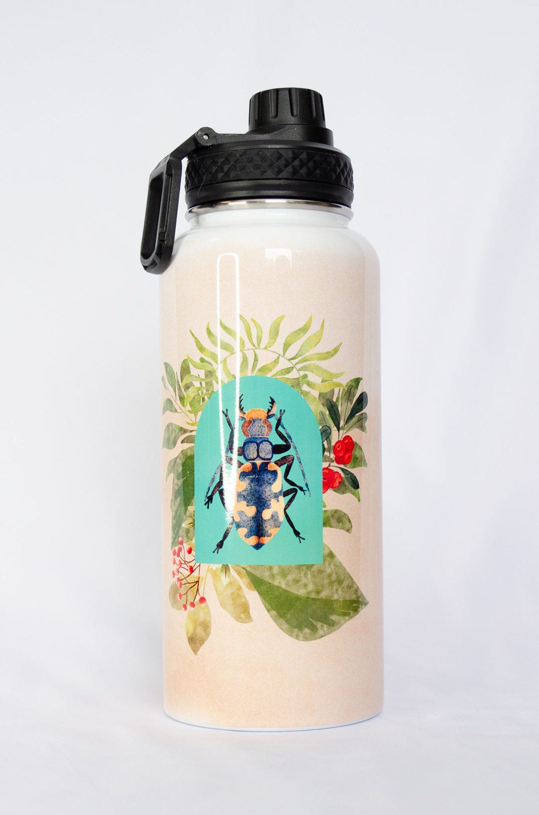 Beetle Water Bottle - Etsy