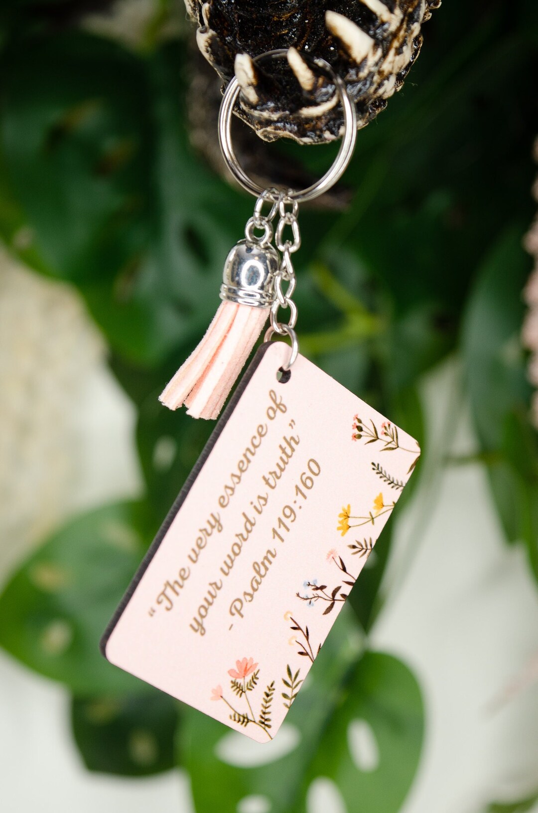 Year Text Keychain - Etsy