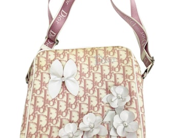 Rare Vintage CHRISTIAN DIOR Spring 2002 Red Trotter Monogram Shoulder ...