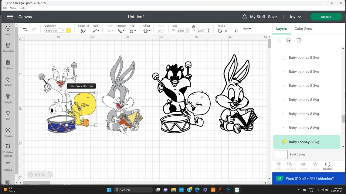CRICUT CARTOONS, CLIPART (vectorized, Digital Download, Svg, Pdf, Png ...