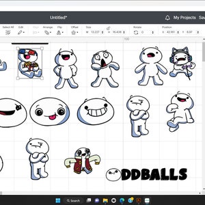 ODD BALLS 2022 JAMES, Clipart, Svg, Png, Pdf Files Digital Download - Etsy