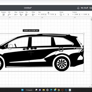 Toyota Sienna, Silhouette for Cricut, Png , Pdf, Svg, Files - Etsy