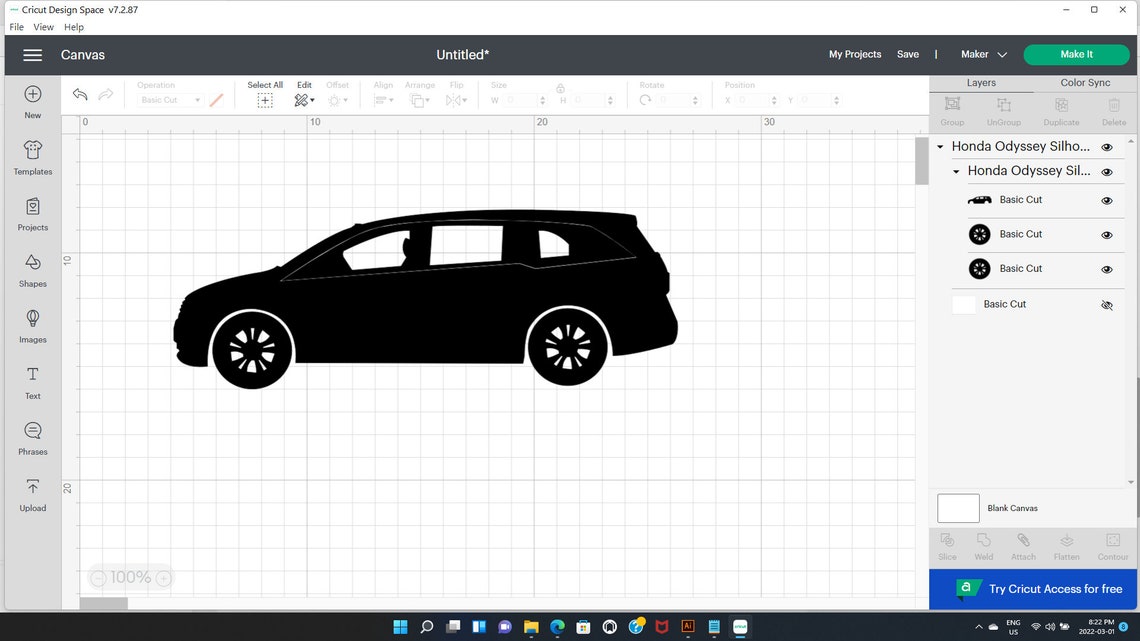 Minivan (silhouette) Clipart (svg,pdf,png Files) - Etsy