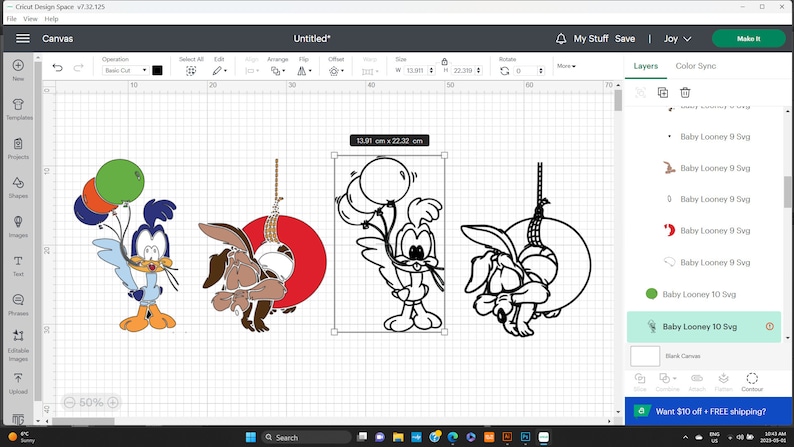 CRICUT CARTOONS, CLIPART (vectorized, Digital Download, Svg, Pdf, Png ...