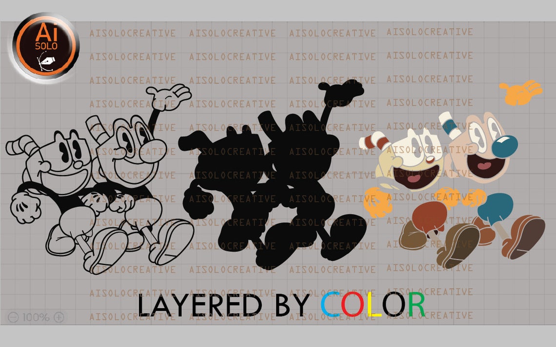 The Cuphead Show, Video Game, New 2022 Character, Colored, Clipart,svg ...