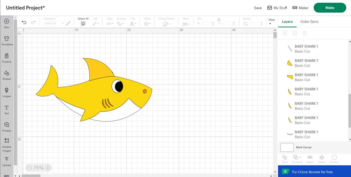 Baby Fin for Kids (SVG, PNG, PDF) Cricut Ready - Etsy