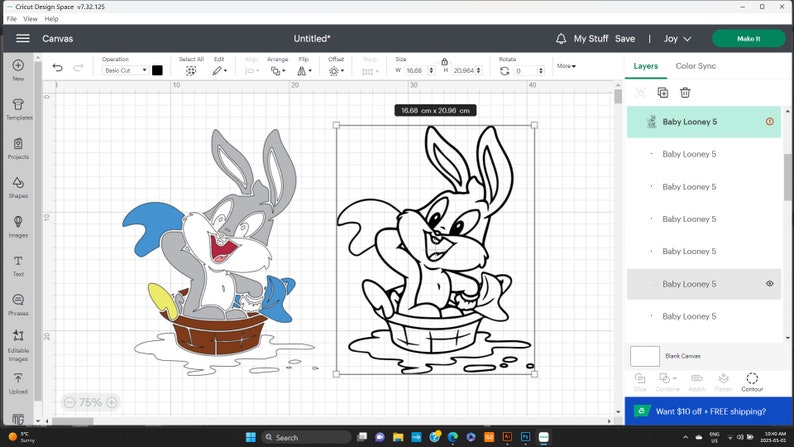 CRICUT CARTOONS, CLIPART (vectorized, Digital Download, Svg, Pdf, Png ...