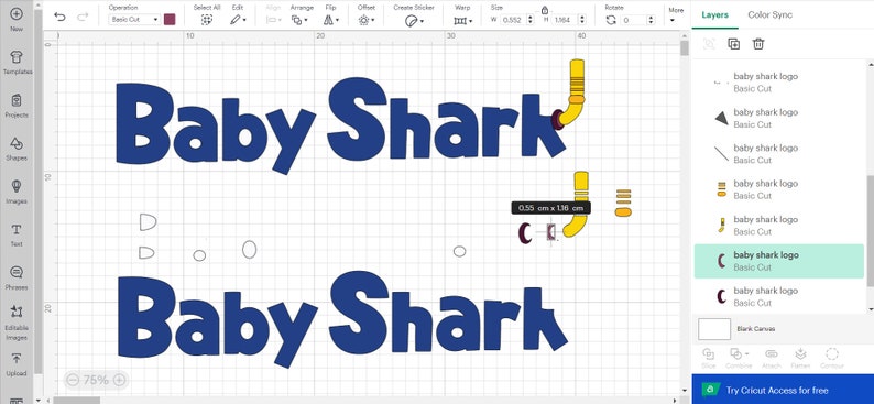 Baby Fin for Kids (SVG, PNG, PDF) Cricut Ready - Etsy
