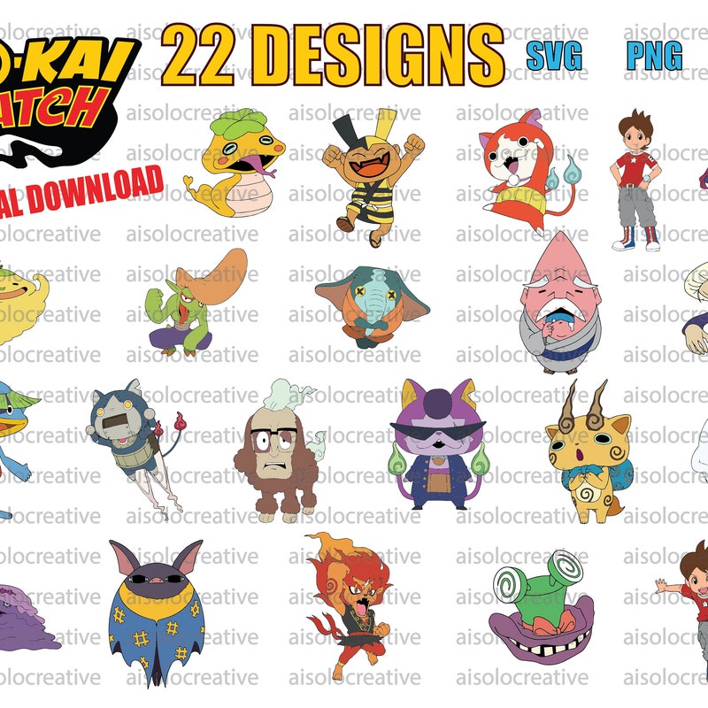 Yokai Watch Yokais - Etsy