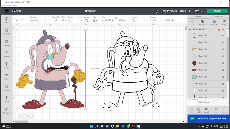 ELDER KETTLE ON Cuphead Show - Etsy