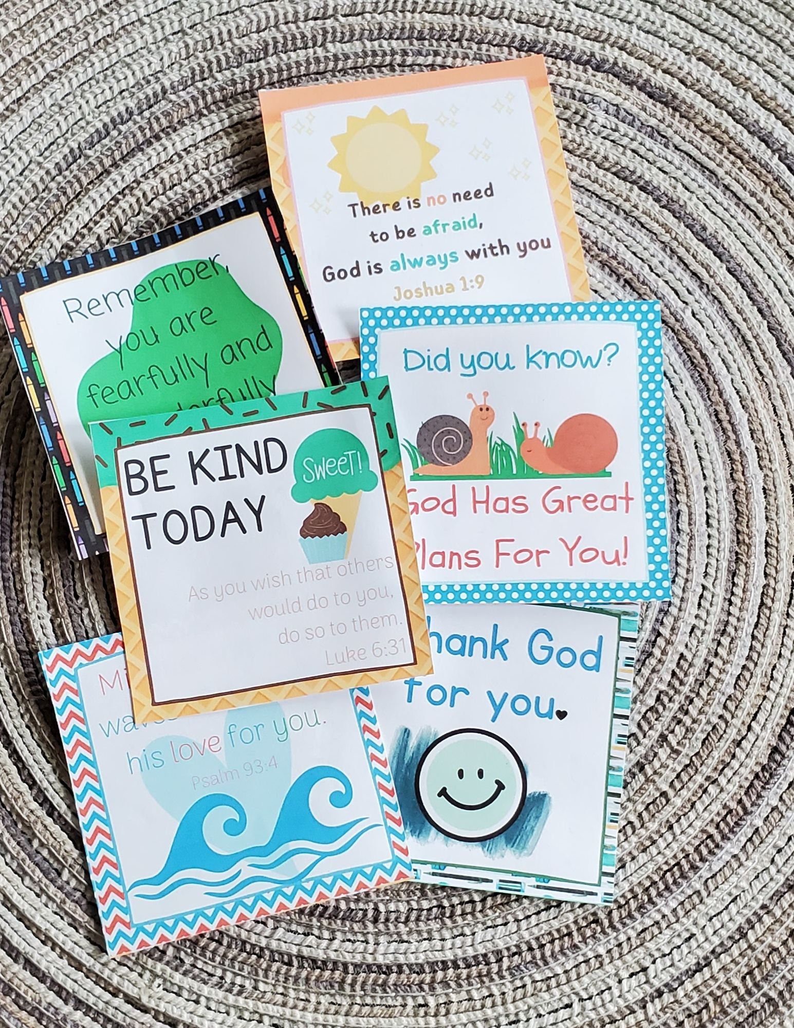 Christian Printable Lunchbox Notes for Kids Inspiring Notes ...