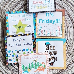 Christian Printable Lunchbox Notes for Kids Inspiring Notes ...