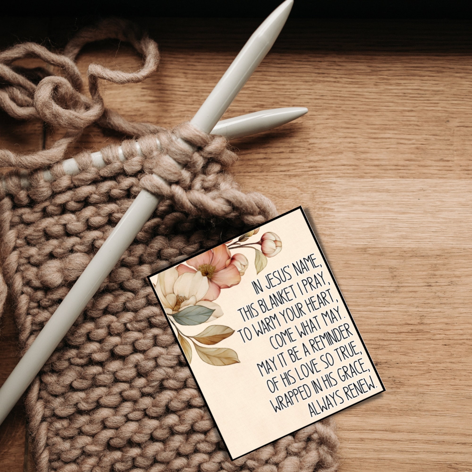 Prayer Blanket Poem Tag: Religious Gift (digital Download) - Etsy