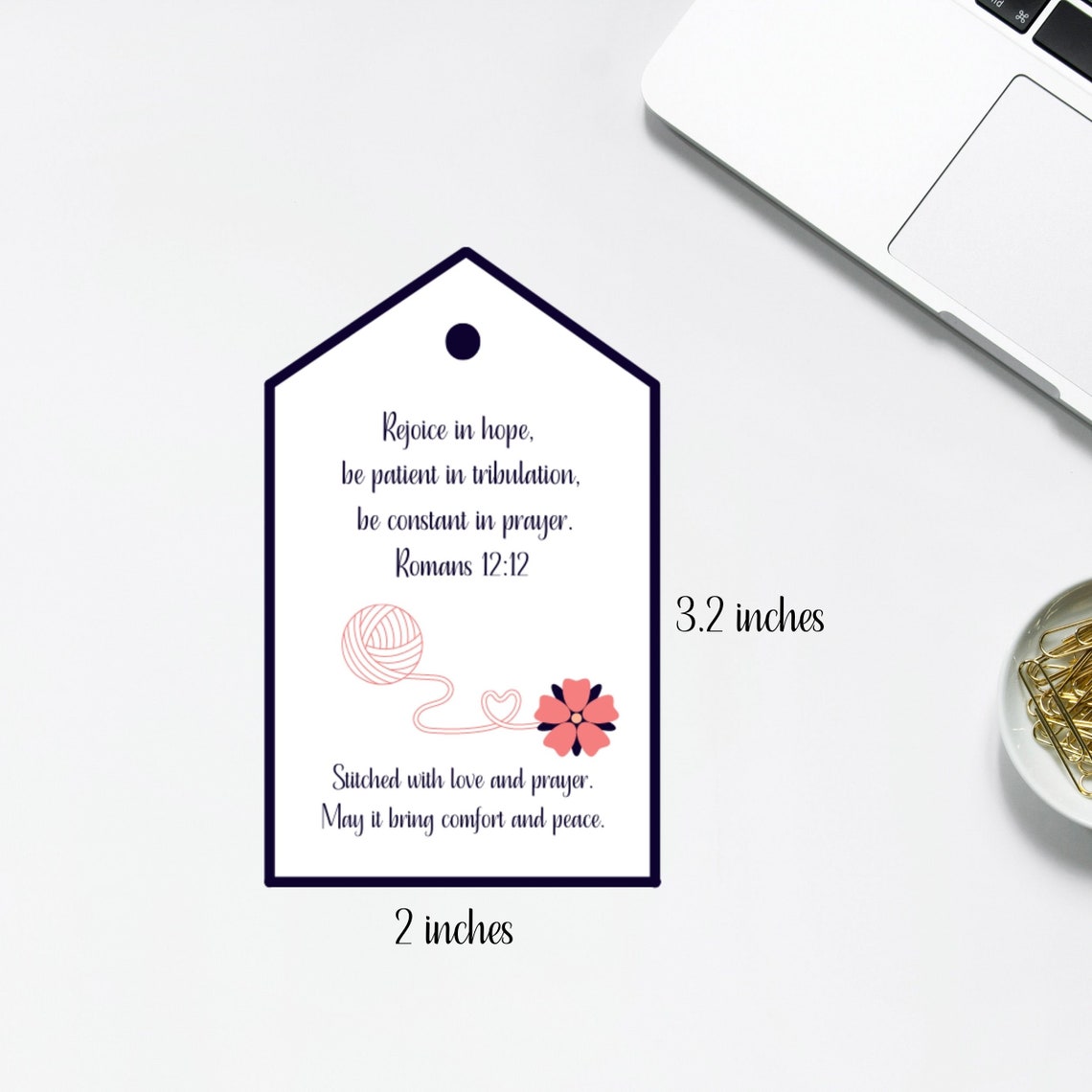 Prayer Shawl Scripture Tag Prayer Blankettags Tags for Crochet Tags for ...