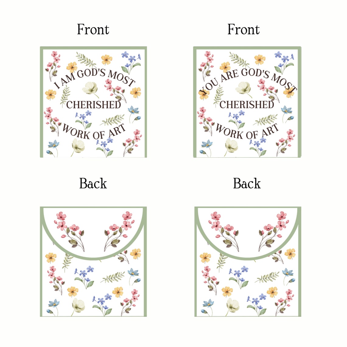 Printable Tea Bag Envelopes Tea Bag Wrapper Tea Lover Gift Teabag ...