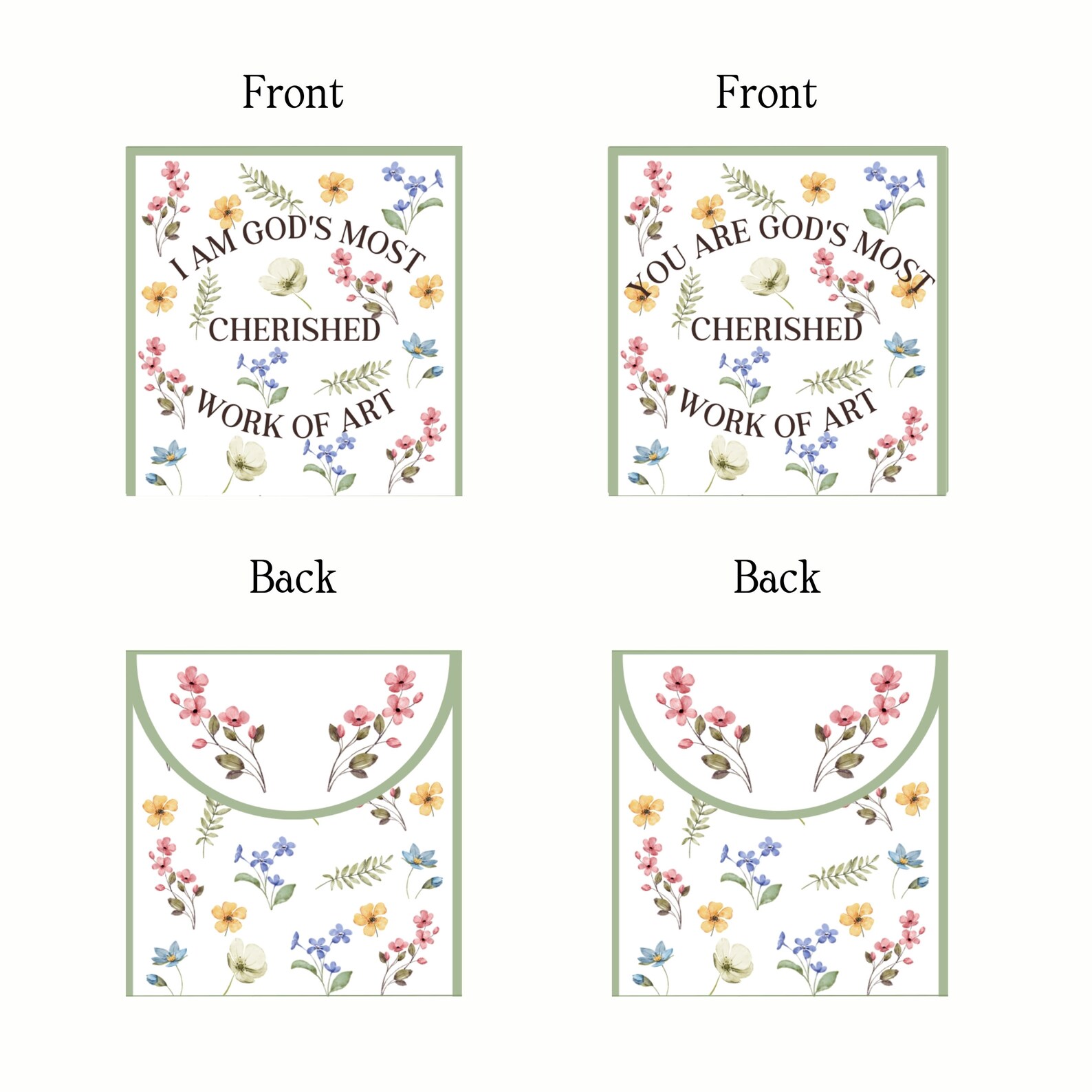 Printable Tea Bag Envelopes Tea Bag Wrapper Tea Lover Gift Teabag ...