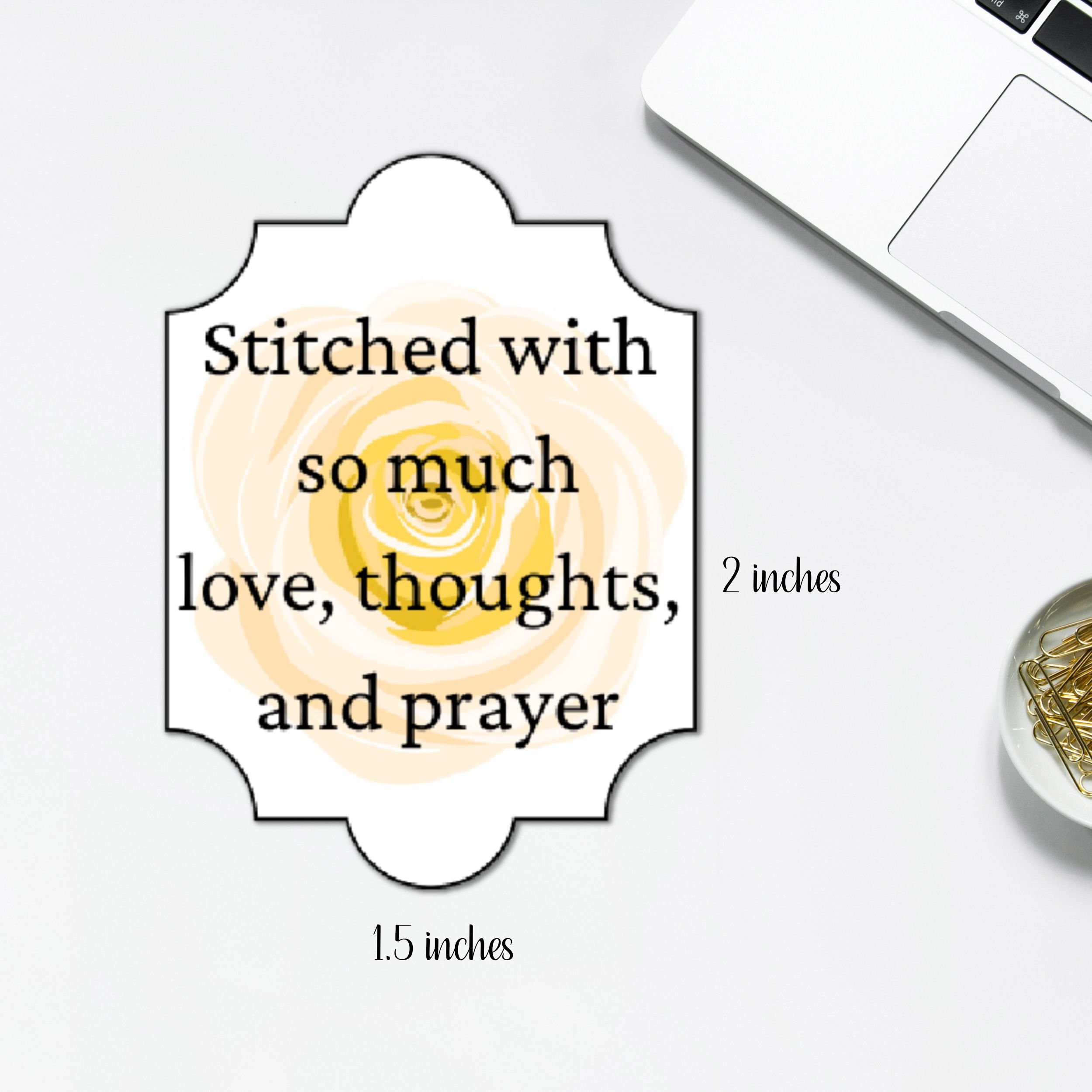 Prayer Shawl Tags: Stitched With Love (PDF Pattern) - Etsy