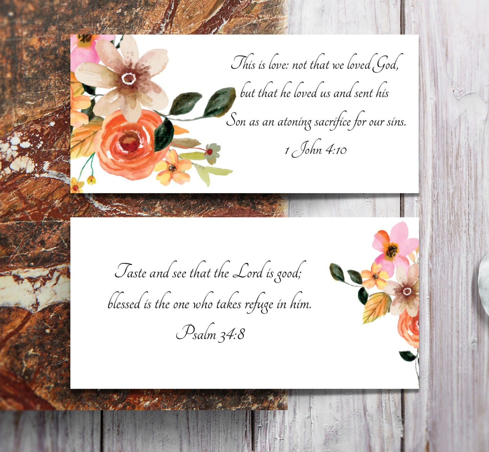 Scripture Cards Bible Verse Cards Printable Bible Cards - Etsy