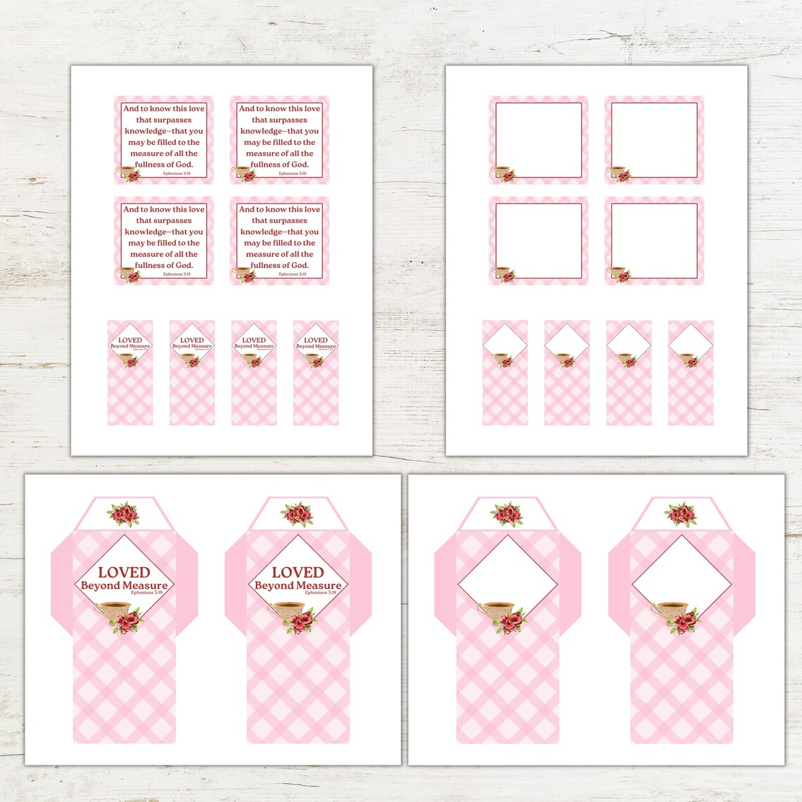 Printable Tea Bag Envelope Tea Bag Wrapper Teabag Holder Tea Bag Lover ...