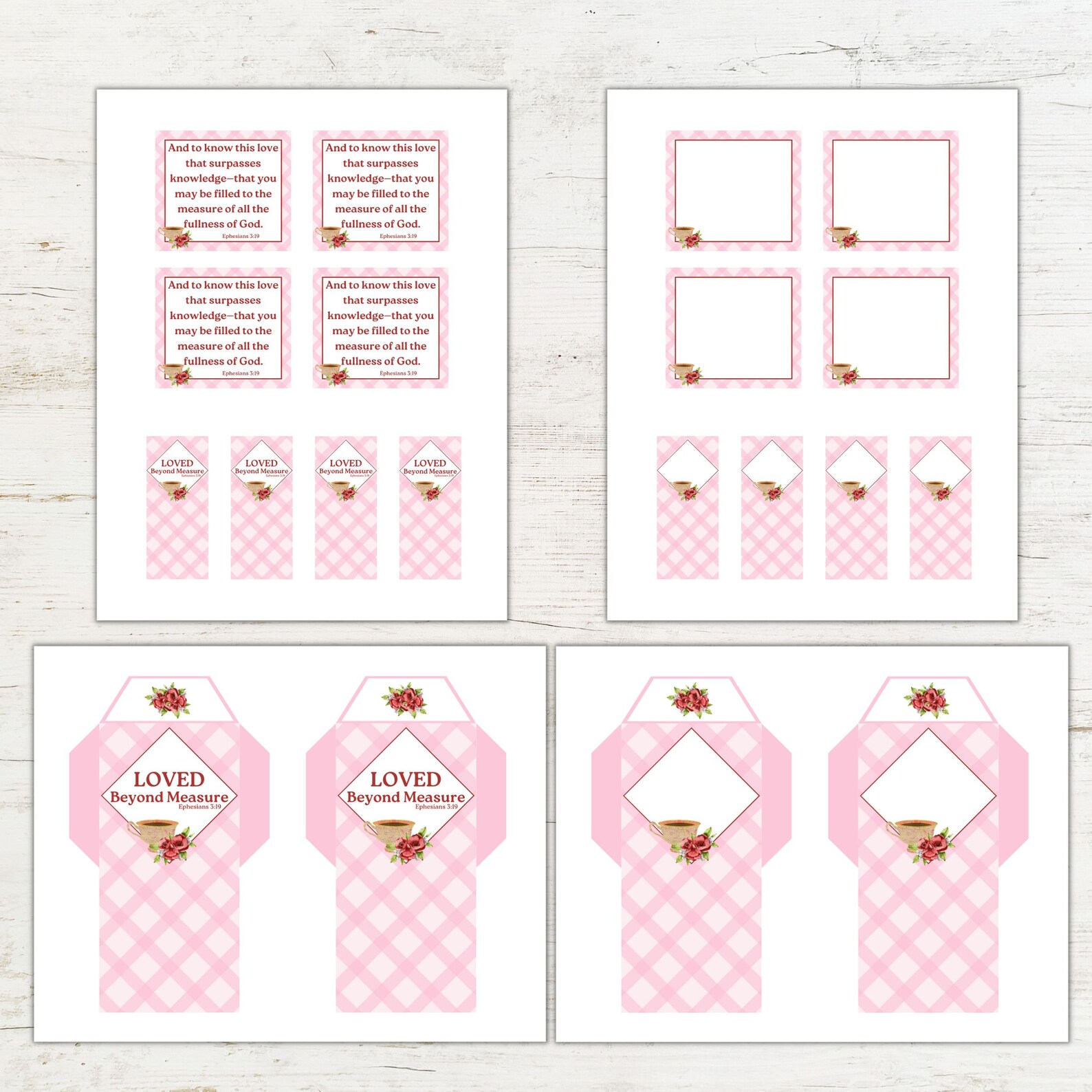 Printable Tea Bag Envelope Tea Bag Wrapper Teabag Holder Tea Bag Lover ...