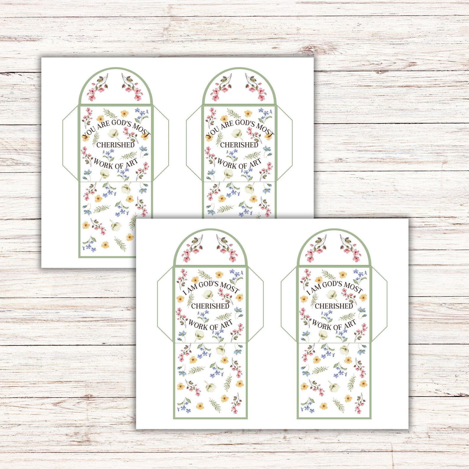 Religious Tea Envelope, Scripture Tea Gift Printable - Etsy