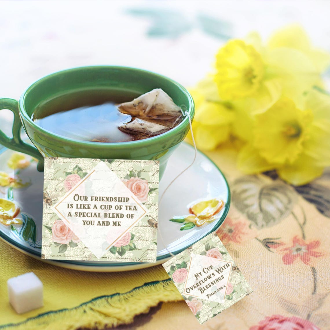Scripture Tea Envelope, Gifted Religious Mom, Tea Mother's Day - Etsy