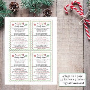 M&M Nativity Legend Christmas Tags Gifts Treats Cards Chocolate Candy ...