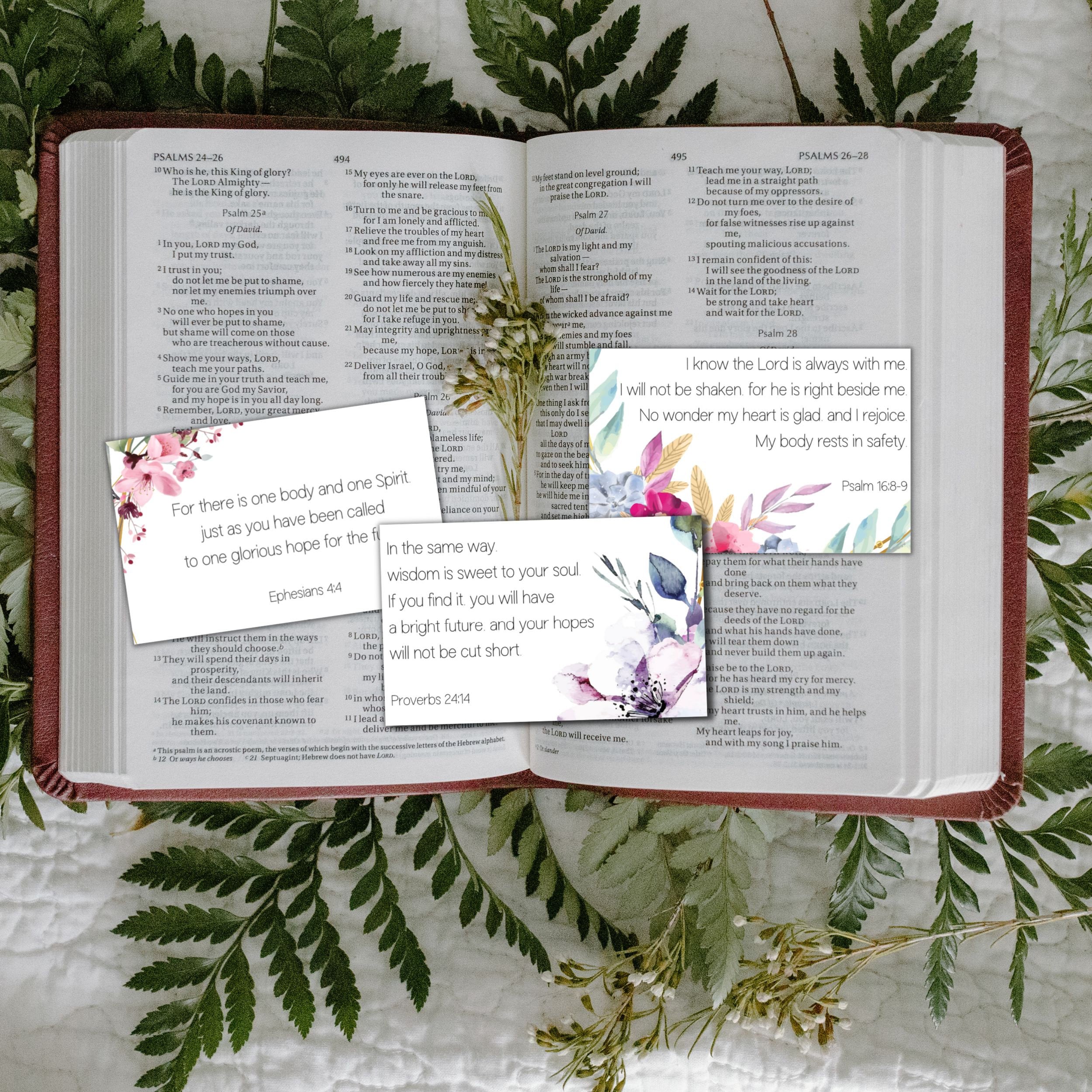 Hope Scripture Cards Bible Verse Cards Bible Study Cards - Etsy