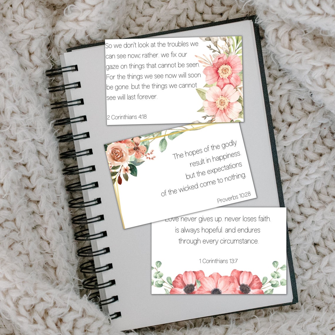 Hope Scripture Cards Bible Verse Cards Bible Study Cards - Etsy